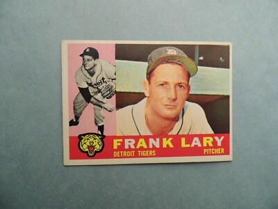 Frank Lary 1960 Topps Card No. 85 EX Plus | eBay
