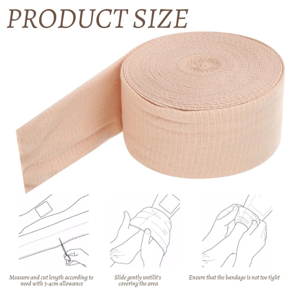 Tubular Bandage Stockinette Tubing Compression Bandages Size D Elastic ...