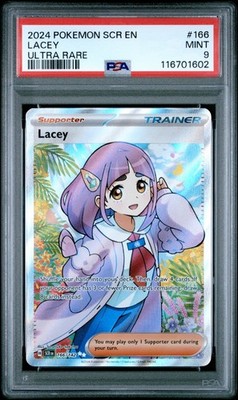 2024 POKEMON SCR EN-STELLAR CROWN ULTRA RARE #166 LACEY PSA 9 MINT | eBay