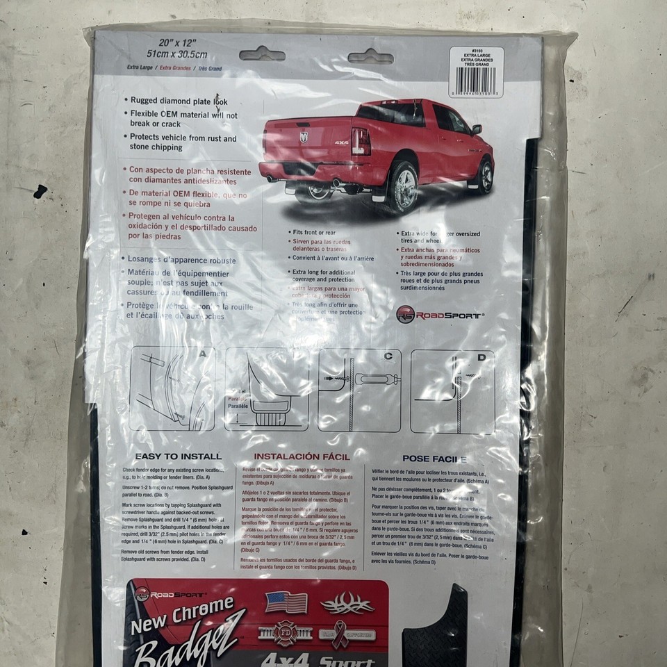 Road Sport Splash Guards 3103 Big Mudder Extreme Universal Splashguards ...