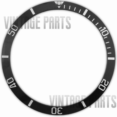 39.1*33.3mm sub style black ceramic slope Watch Bezel Insert Fit For Tu ...