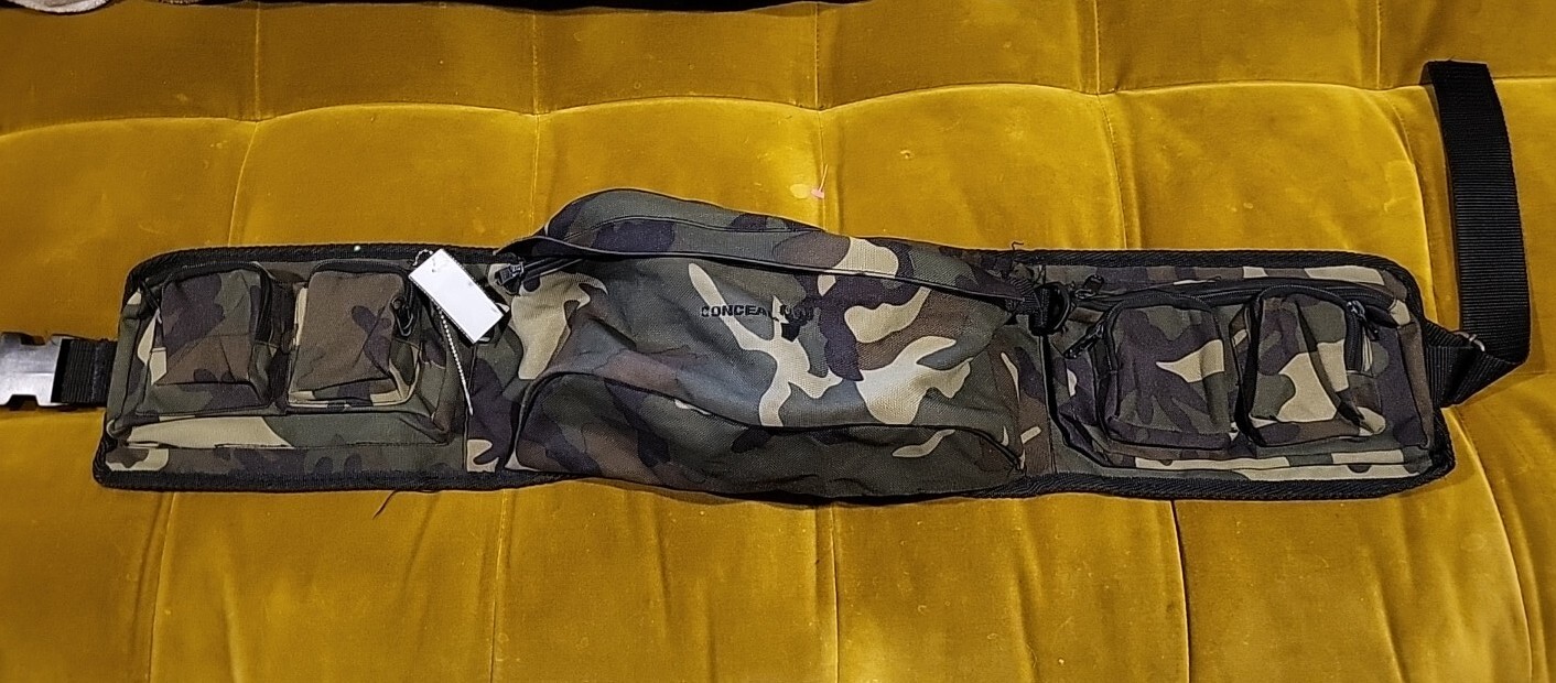 Vulintage Conceal Hunting Camping Waist Hip Fanny Pack Woodland Camo ...