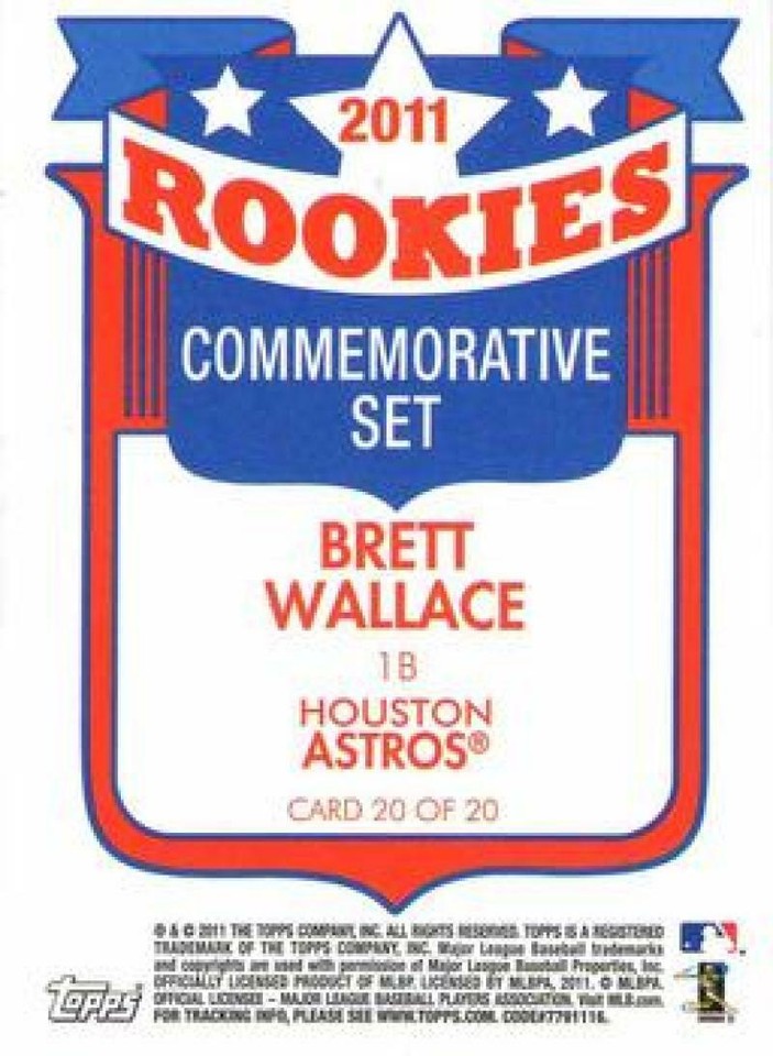 2011 Topps Lineage Rookies #20 Brett Wallace Astros NM-MT | eBay