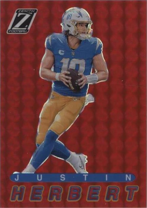 2023 Panini Zenith - 1994 Pacific Justin Herbert #14 Red for sale ...