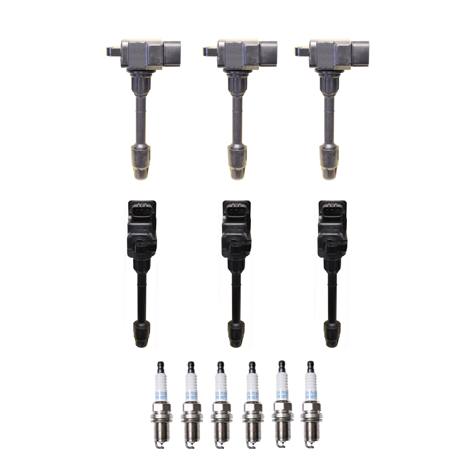 Denso 6 Ignition Coils & 6 Platinum TT Spark Plugs 0.040 Kit For Nissan ...