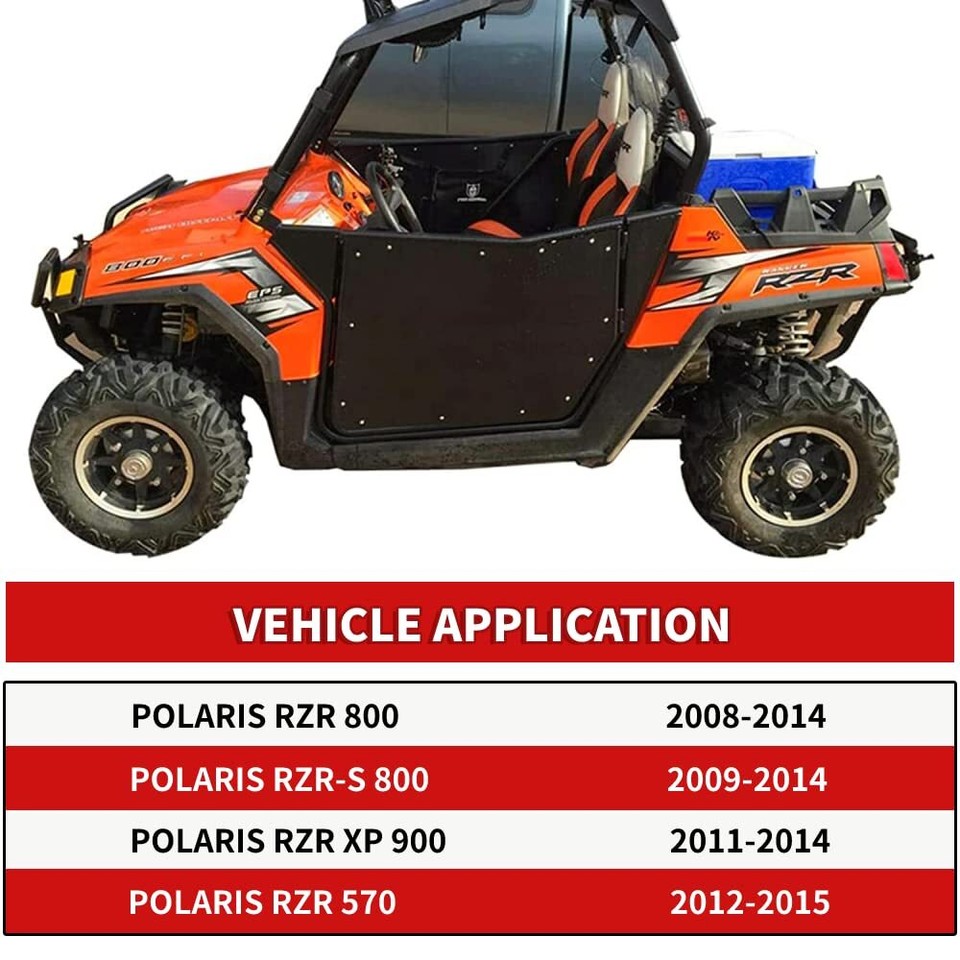 Aluminium Full Doors for 2008-2014 RZR 800,XP 900,RZR-S 800, 2012-2021 ...