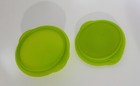 Tupperware 5452A-1 Flat Out Collapsible Bowls -Set of 2 Green - Good ...