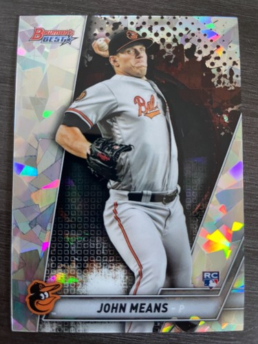 2019 Bowman's Best John Means Atomic Refractor Rookie RC #55 Orioles | eBay