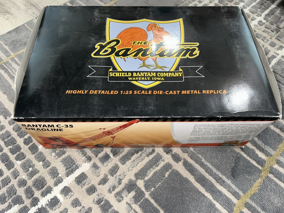 SCHIELD BANTAM C-35 DRAG LINE 1:25 SCALE DIE CAST HIGHLY DETAILED | eBay