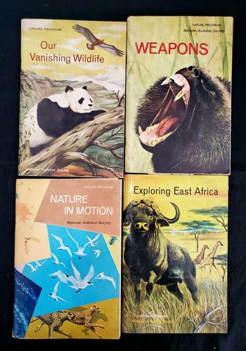 National Audubon Society Nature Program Books 1966 Set of 4 | eBay