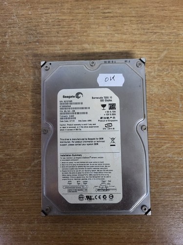 Disque Dur Sata Seagate Barracuda 7200 - ST3320620AS - 320gb - Tested ...