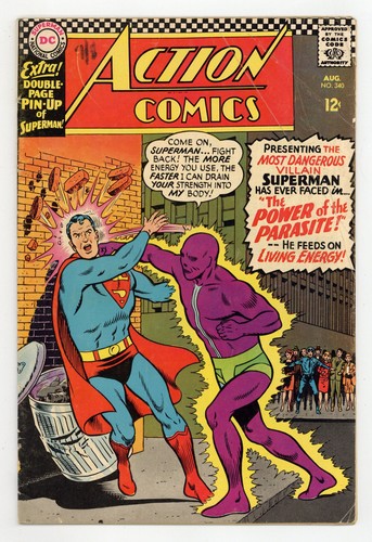 Action Comics #340 VG- 3.5 1966 1st app. Parasite | eBay