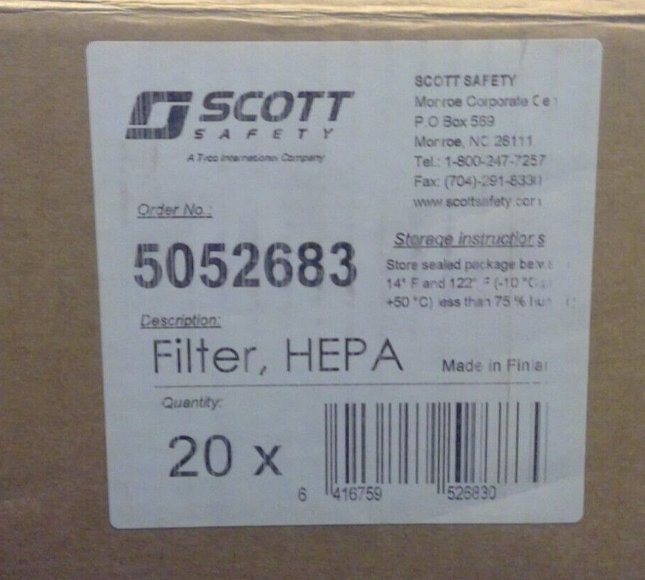 SCOTT P100 Filter Cartridge, Lot of 20, or Lot of 16, #052683 | eBay