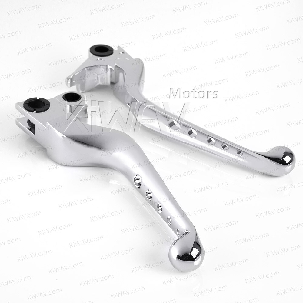 CNC Aluminum Chrome Lever set 10205A for Harley 2006 Street Glide EFI ...