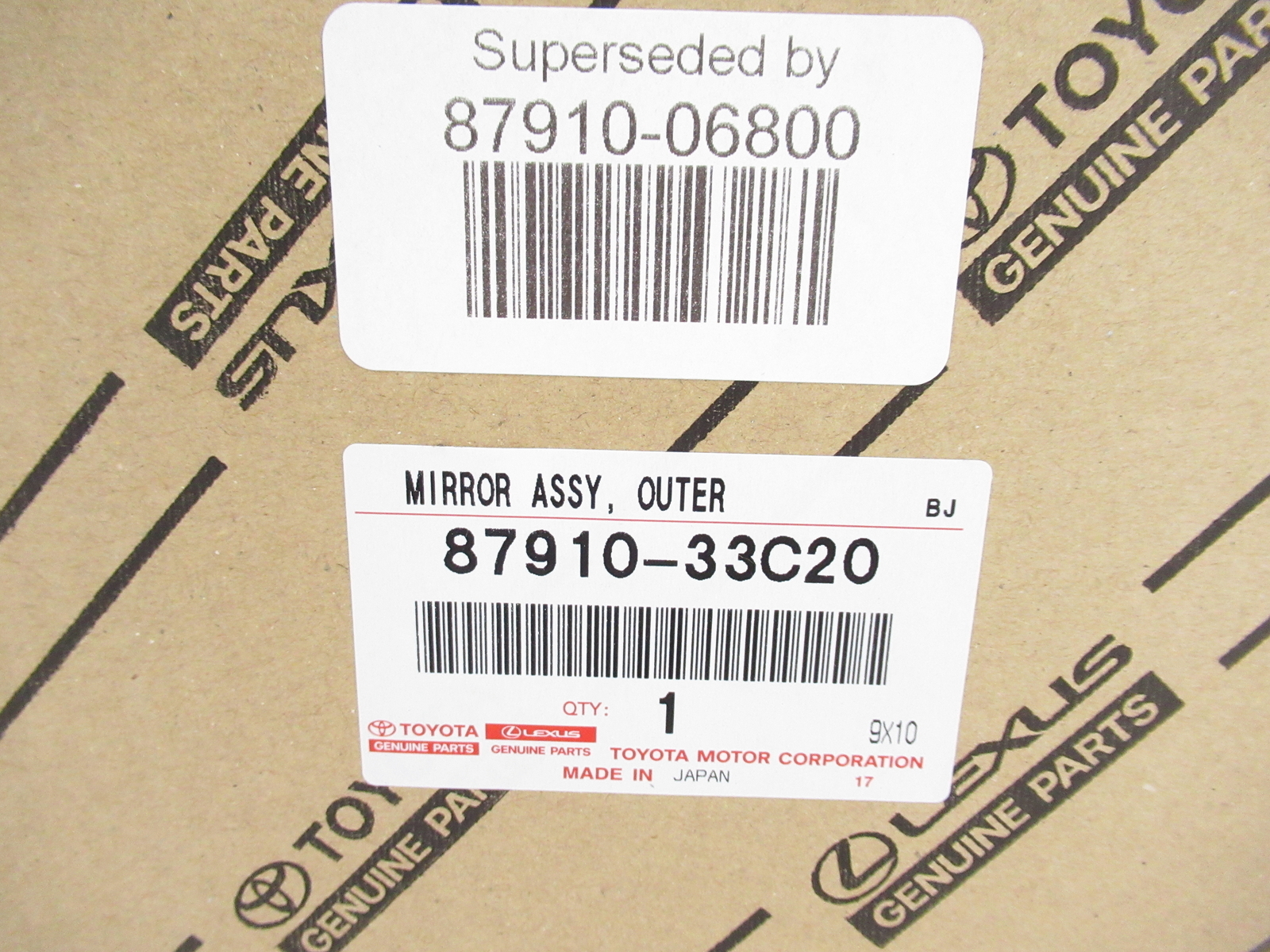 2018-2020 Toyota Camry Passenger Side Mirror Assembly | 8791006800 ...