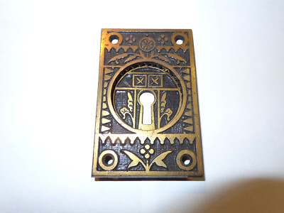 Antique Ornate Door Lock Face Plate . | eBay