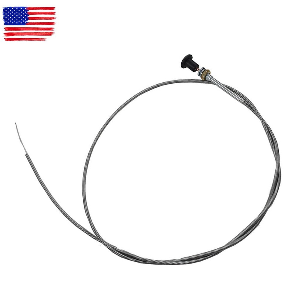 1/2 PACK 237 Universal Push Pull Choke Cable 63" Inner 60" Conduit 2 3/ ...