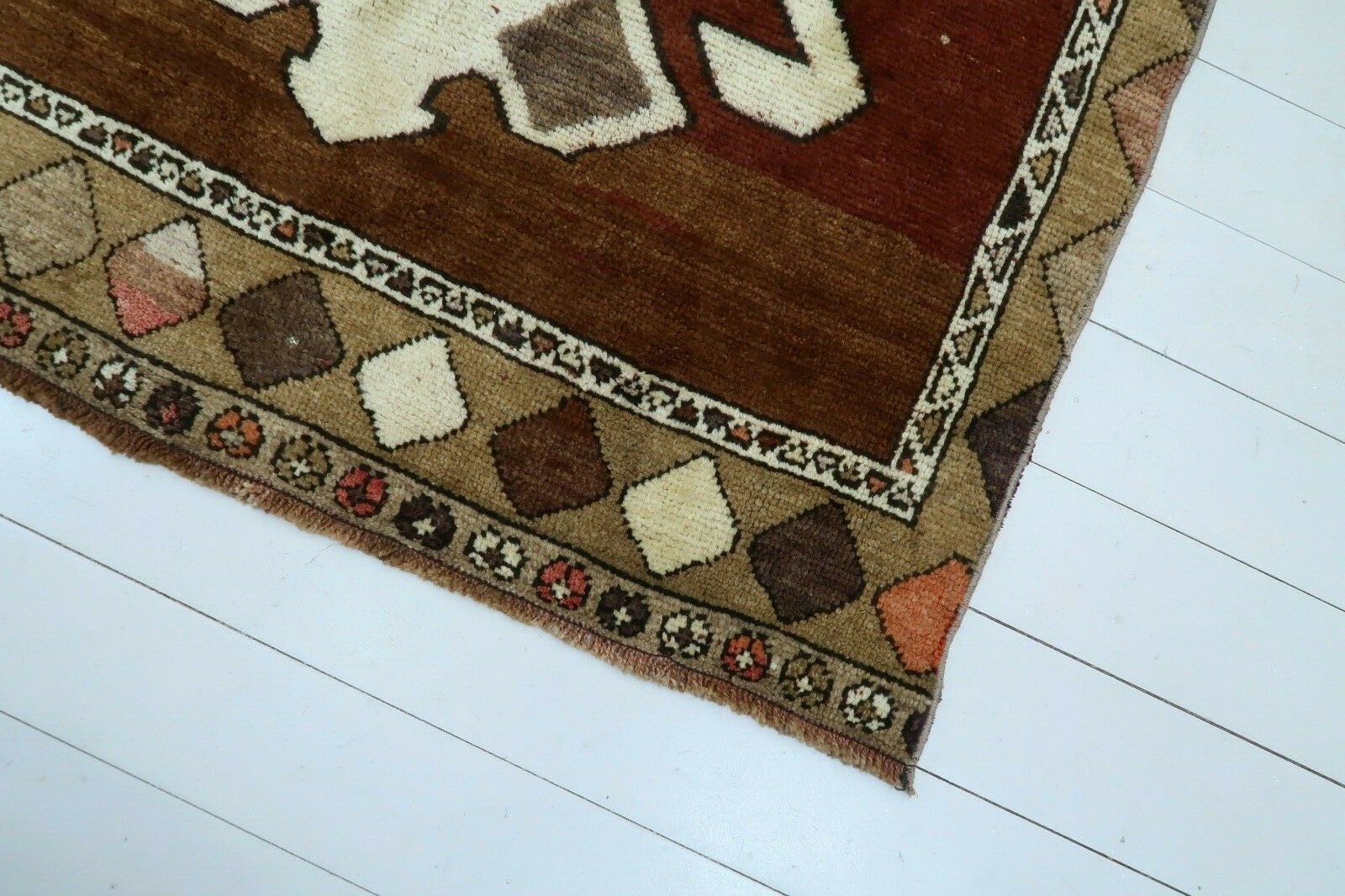 Vintage Turkish Carpet Runner, Hallway Rug, Aisle Rug, Long Stairs Rug ...