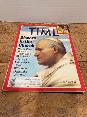 TIME BACK ISSUE FEBRUARY 4, 1985 - DISCORD IN THE CHURCH (POPE JOHN ...