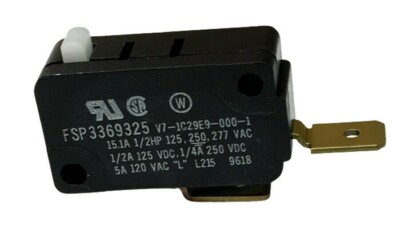 New Whirlpool Kenmore dishwasher micro switch Snap Action FSP 3369325 ...