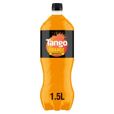 TANGO Original Orange Flavour Fizzy Soft Drink 1.5L Bottles Case (PACK ...