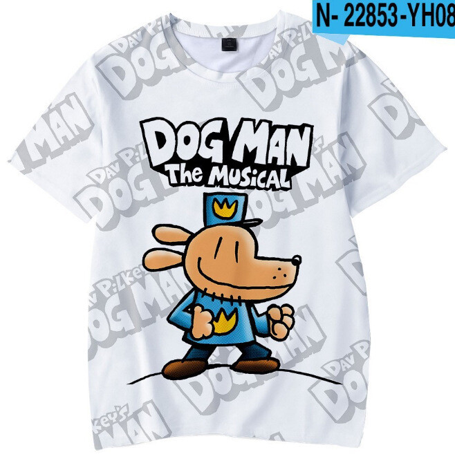 Kids Boys Girls Dog Man World Book Day Childrens Dogman School t-shirt ...