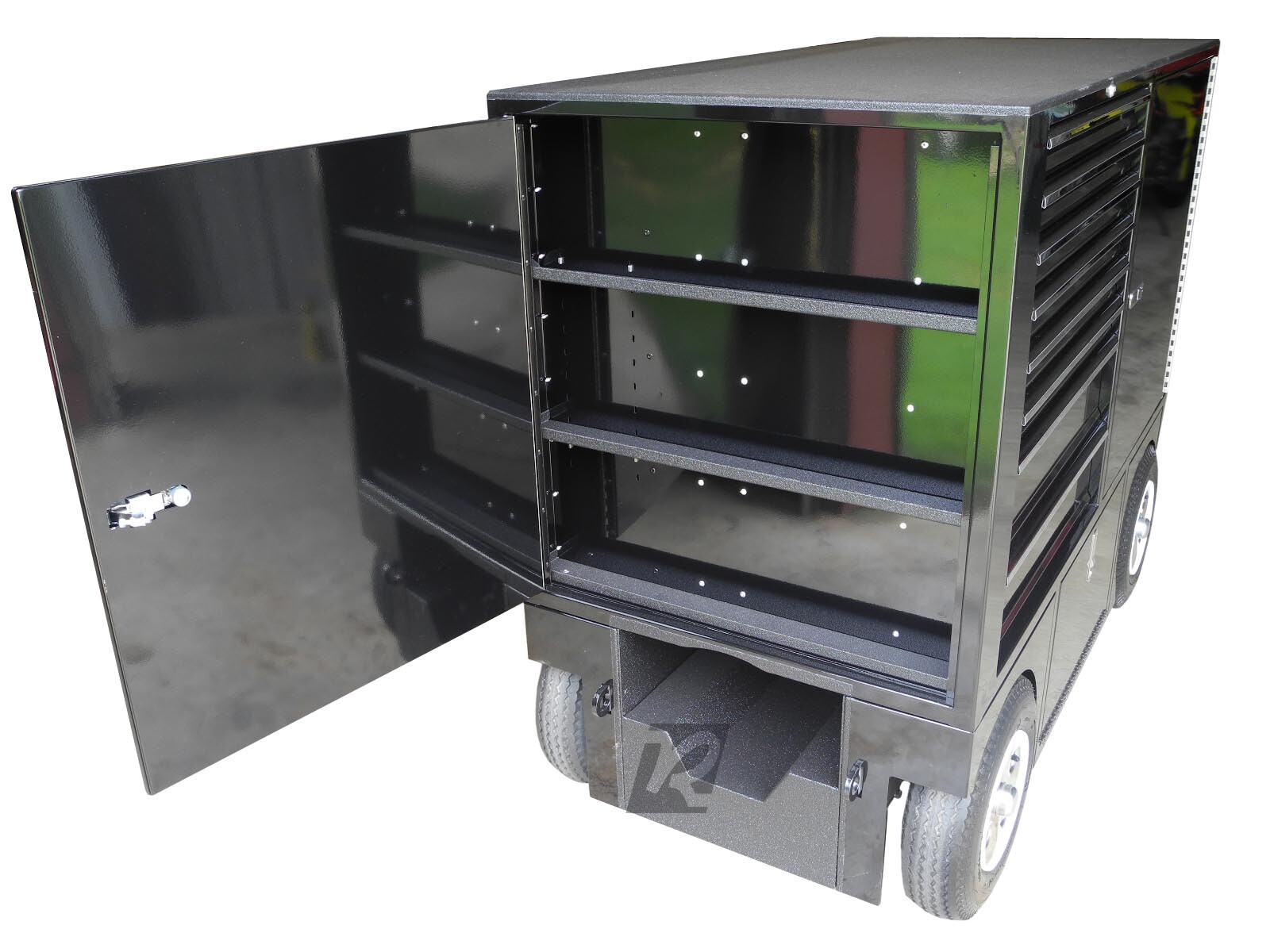 NEW RSR NASCAR Pit Box Pitbox Rolling Portable Racing Toolbox Cart Kart ...