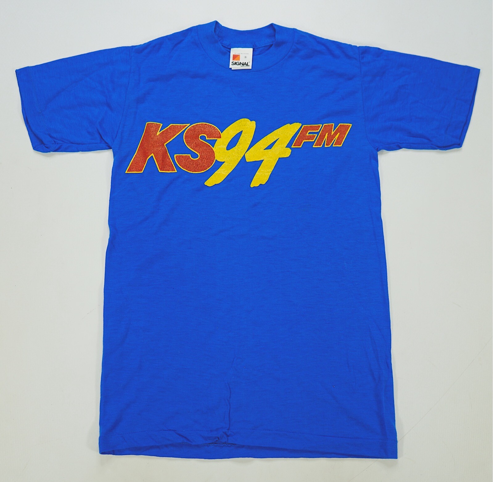 Rare Vintage SIGNAL KS94 FM Radio Station Single Stitched T Shirt 90s ...