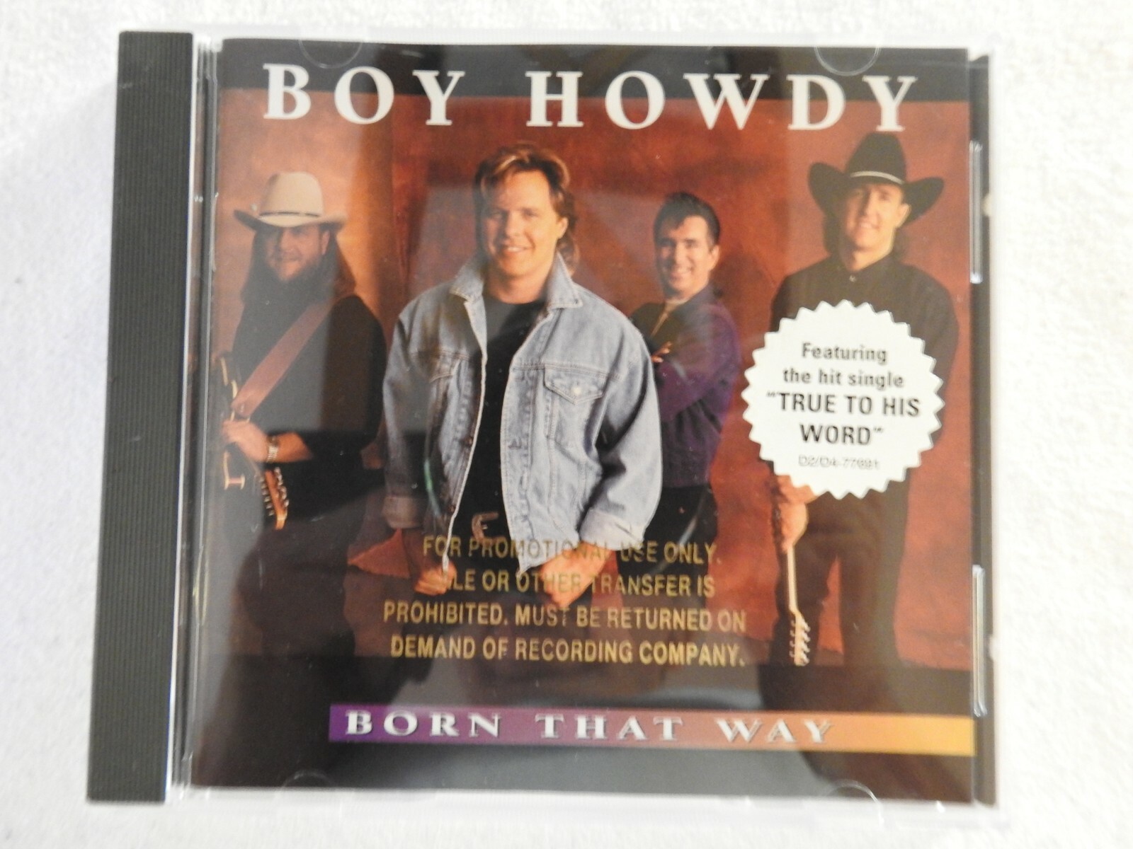 Boy Howdy "Born That Way" BRAND NEW PROMO CD! NEVER PLAYED ...