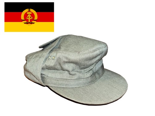 East German Kampfgruppen KdA M43 Style Field Cap With Ear Flaps Size 56 ...