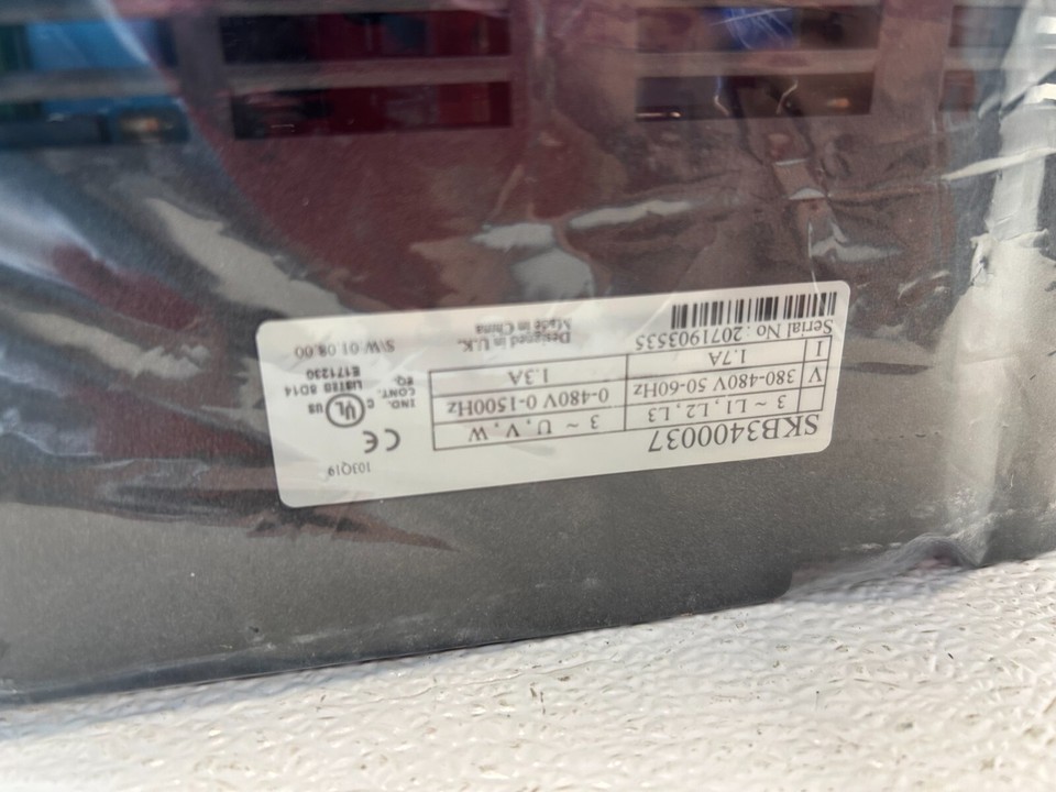 Emerson SKB3400037 Commander SK Inverter | eBay