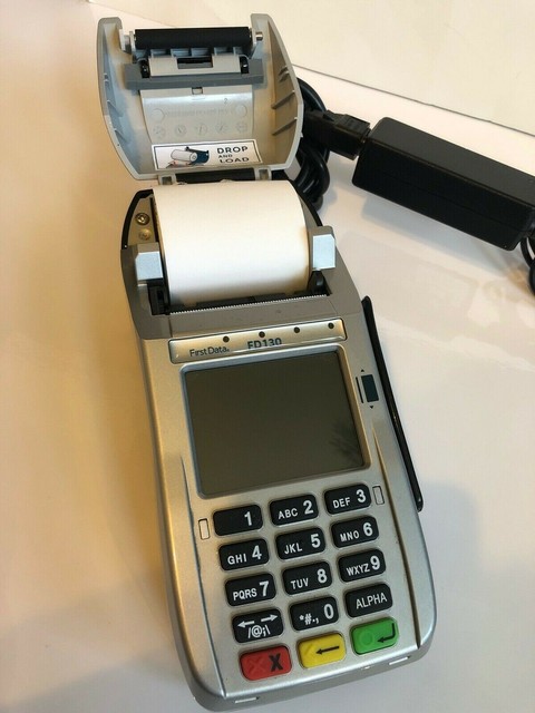First Data FD130 EMV NFC Dial/IP Credit Card Machine for sale online | eBay