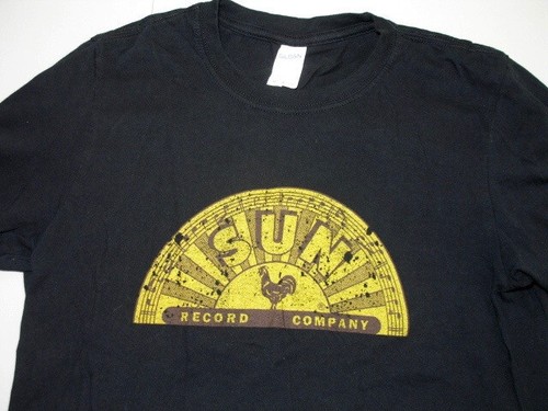 Gildan Sun Records Label Logo T Shirt Mens Medium Rockabilly Elvis | eBay