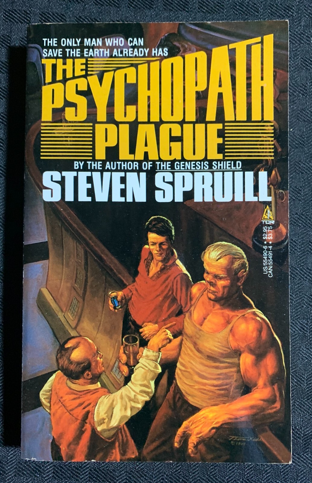 1986 THE PSYCHOPATH PLAGUE by Steven Spruill VF- 7.5 1st TOR Paperback ...