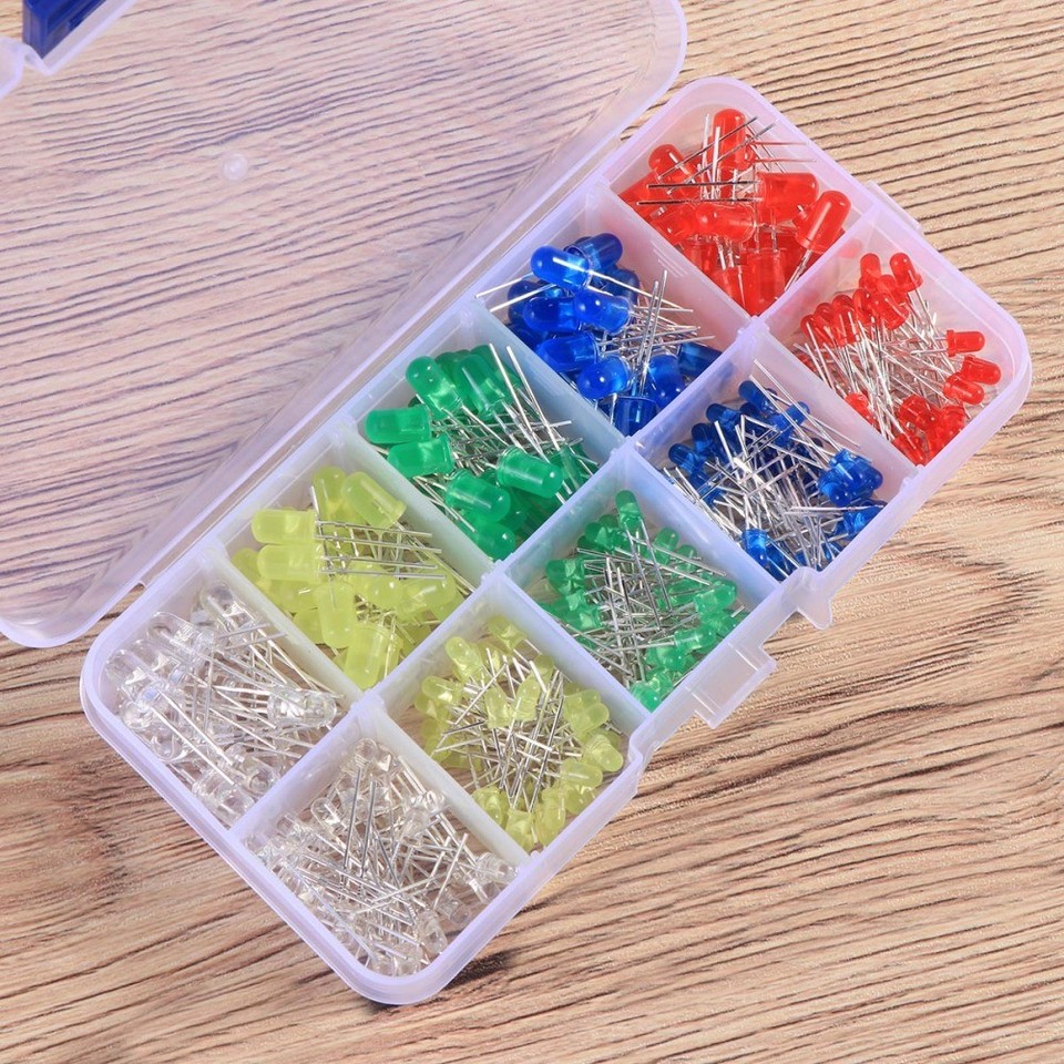 250PCS/10Set LED Light Emitting Diode Suite Lamp Assortment Kit 250PCS ...