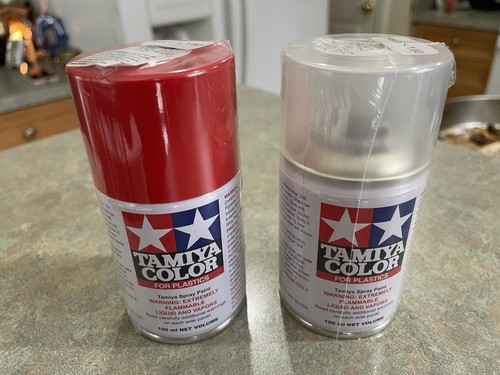 Tamiya Ts-49 Bright Red And Tamiya Ts-13 Clear New!Tamiya Clodbuster | eBay