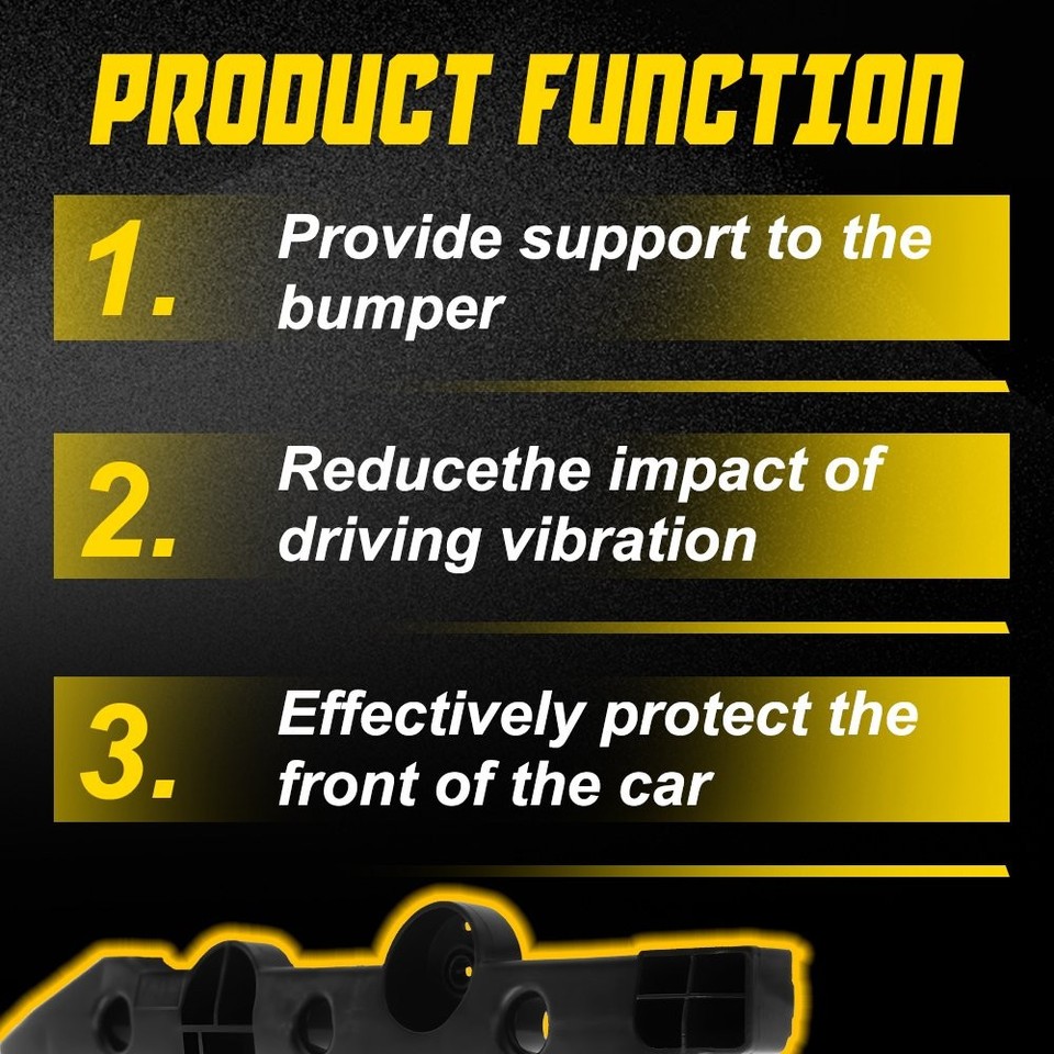 2X FOR INFINITI Q50 2014 15-2023 REAR BUMPER SUPPORT RETAINER BRACKET ...