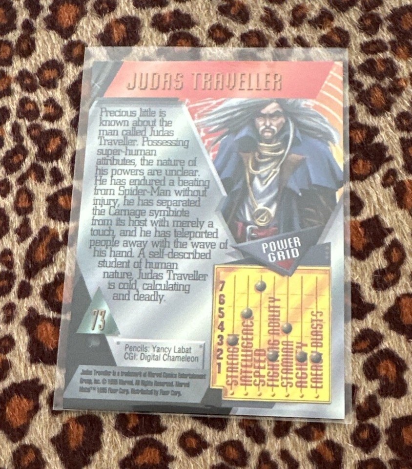 1995 Fleer Marvel Metal MCU #73 Judas Traveller | eBay