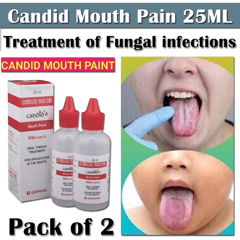 2x Candid Mouth Paint For Oral Thrush Treatment 25 ml USA | eBay