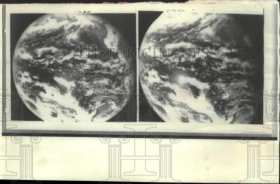 1966 Press Photo Earth photo from University of Wisconsin's satellite ...