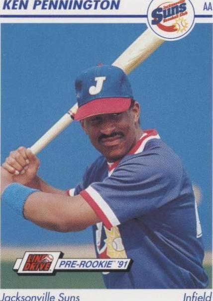 1991 Line Drive Pre-Rookie - AA Ken Pennington #341 (RC) for sale ...