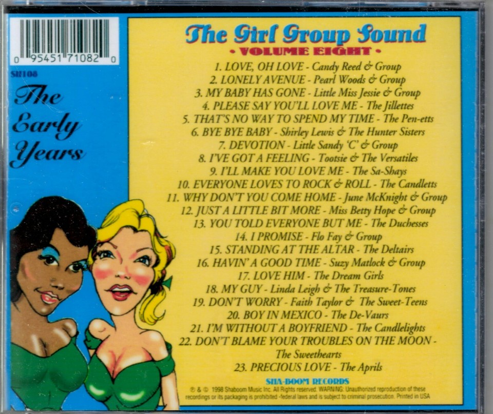 Girl Group Sound - Vol 2 Original Ed - CD 954519910223| eBay