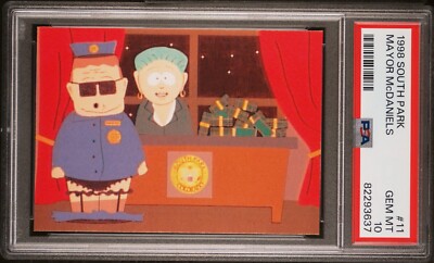 1998 SOUTH PARK Comic Images 11 Mayor McDaniels Officer Barbrady PSA 10 ...