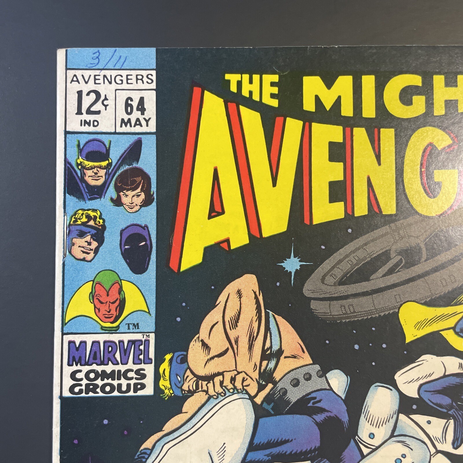 Avengers #64-Gene Colan-Vision-Black Panther-Origin Egghead-Marvel ...