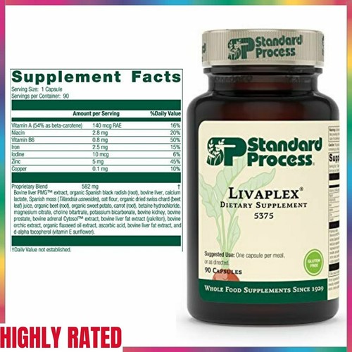 LIVAPLEX Supports Healthy Liver Gallbladder Function 90 Caps By ...