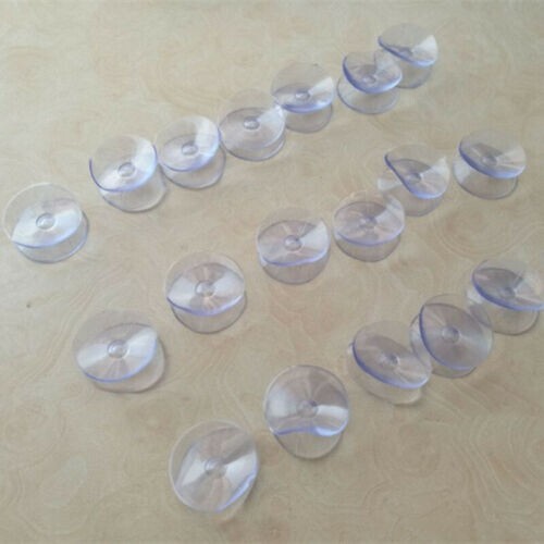 20/25/30/35mm Double Sided Suction Cups Clear Plastic Rubber Window ...