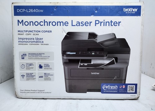 Brother DCP-L2640DW Multifunction Wireless Monochrome Laser Printer New ...