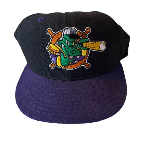 VINTAGE New Era Minor League MILB 100% Wool Norwich Navigators Hat Size ...