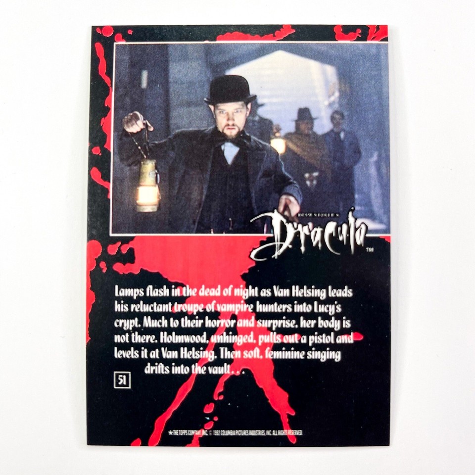 Bram Stoker’s Dracula Trading Card #51 Topps 1992 Horror Coppola ...