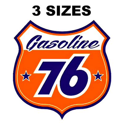 UNION 76 Sign Sticker Decal GAS MOTOR OIL DECAL Vintage Replica | eBay